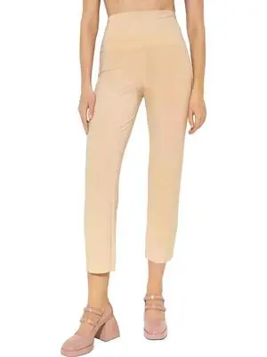 Norma Kamali Elasticated-waist Trousers - Neutrals