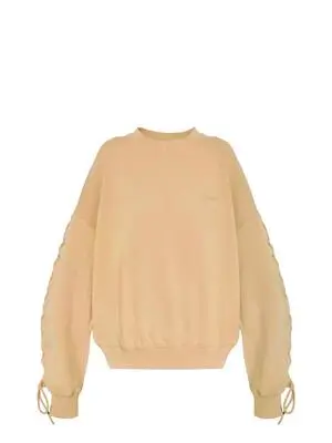 Remain Birger Christensen Lace-up Sweatshirt - Neutrals