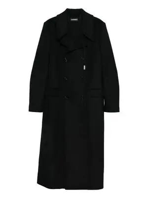 ANN DEMEULEMEESTER Double-breasted Coat - Black