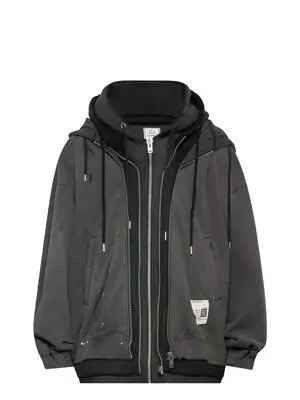Mihara Yasuhiro Triple-layered Hoodie - Black