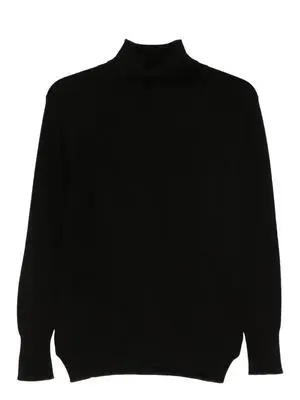 PUROTATTO Roll-neck Sweater - Black