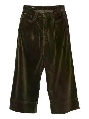 R13 Pleated Corduroy Denim - Green