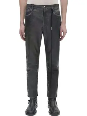ANN DEMEULEMEESTER Paneled Trousers - Grey