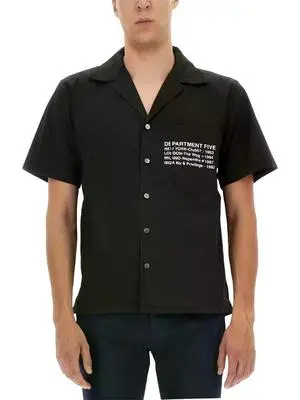 DEPARTMENT 5 Pocket Button Shirt - Black