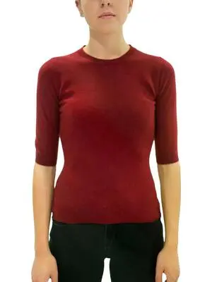 LA ROSE Cashmere Sweater - Red