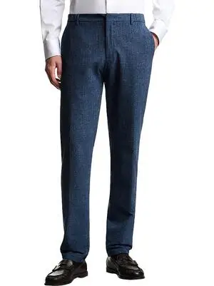 Emporio Armani Seersucker Trousers - Solid Medi