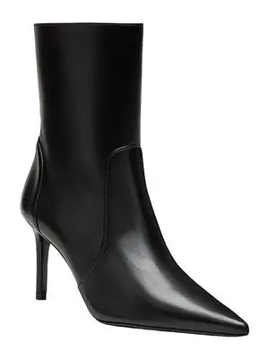 STUART WEITZMAN Power 75 Zip Booties - Black