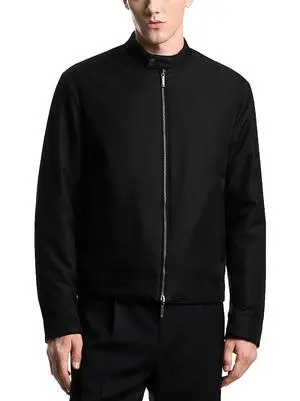 Emporio Armani Reversible Blouson Jacket - Solid Black