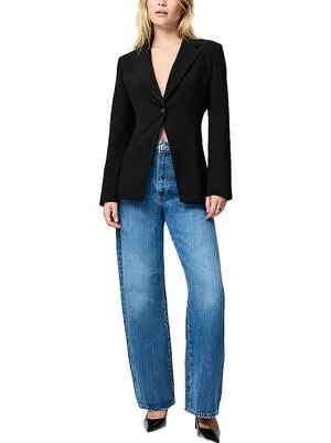 French Connection Azra Twill Cinched Jacket - Black