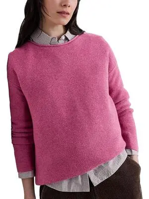 SEASALT CORNWALL Long Sleeve Sweater Rosa