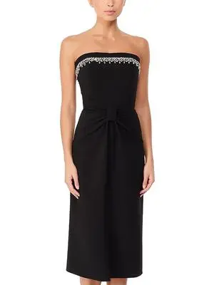 Jenny Packham Blaze Mini Dress - Liquorice