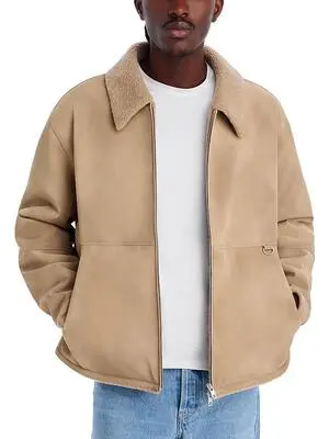 REPRESENT Faux Shearling Jacket - Cafe