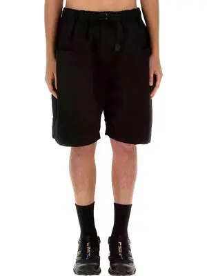 SOUTH2 WEST8 Elasticated-waistband Bermuda Shorts - Black