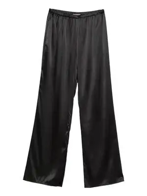 PUROTATTO Elasticated-waistband Trousers - Black
