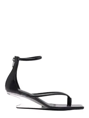 Rick Owens Cantilever 60mm Structured Sandals - Black