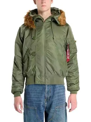 Alpha Industries Hooded Heritage Jacket - Green