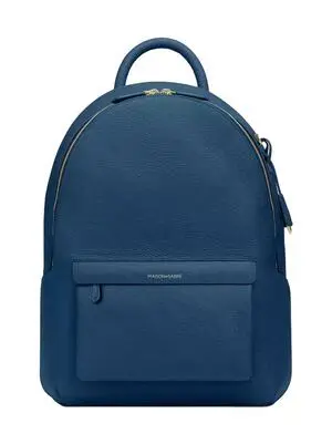 MAISON DE SABRE Leather Zip Backpack - Blue