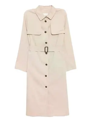 TO B. BY AGNÈS B. Belted Waist Trench Coat - Neutrals