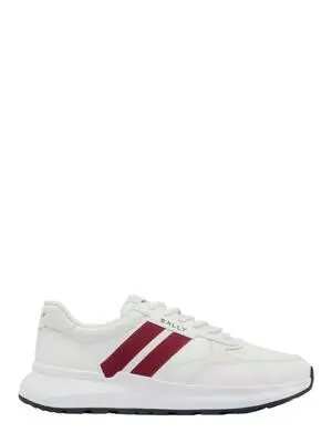 Bally Sylen Ribbon-detail Leather Sneakers - White