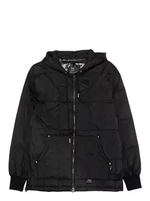 Taion Hooded Quilted Jacket - Black