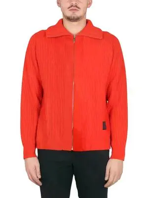 Paul Smith Zipped Ribbed Knitwear - Orange