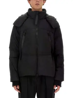 JG1 Zip-fastening Padded Jacket - Black