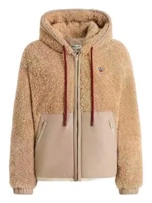 Bally Fleece Hooded Jacket - Neutrals