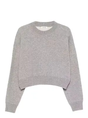 Soft Goat Crew-neck Knitwear - Grey
