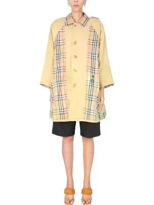 1/OFF Check Pattern Coat - Neutrals