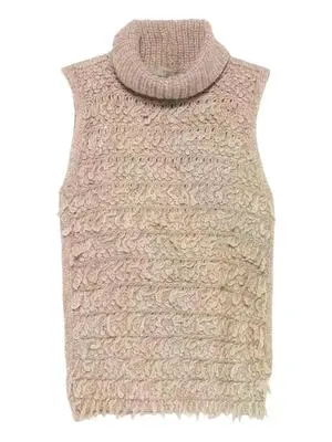 D.exterior Textured Roll-neck Sweater - Neutrals