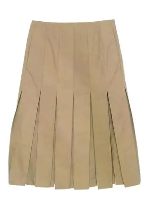 Simone Rocha Pleated Multi Slit Skirt - Neutrals