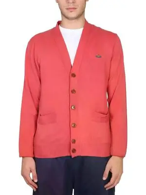 VIVIENNE WESTWOOD Patch-pocket Buttoned Cardigan - Red