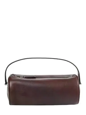 THE ROW Leather Clutch - Brown