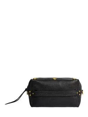 Jérôme Dreyfuss Lucky Case Studded Clutch Bag - Black