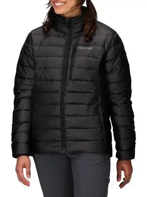 MARMOT Highlander Quilted 700 Fill Power Down Puffer Jacket - Black