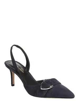 Veronica Beard Loralyn Slingback Pumps - Navy