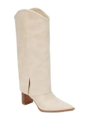 Matisse Walker Foldover Shaft Knee High Boot - Natural