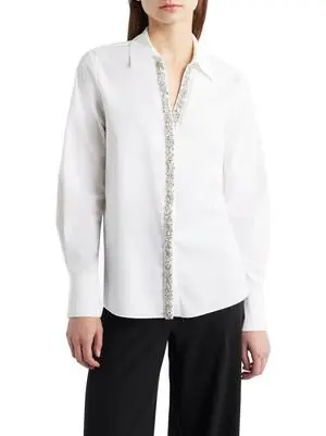 Kobi Halperin Merit Silk Georgette Blouse - White