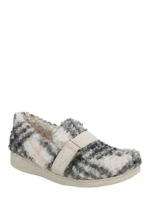 Vionic Faux Shearling Clogs Cream Multi