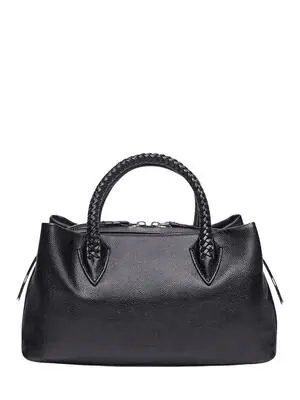ORYANY Roy Leather Satchel - Black