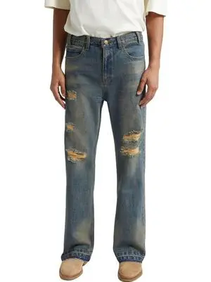 MIDNIGHT RODEO Texoma Distressed Bootcut Jeans - Vintage Wash