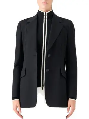Akris Classic Single-breasted Blazer - Black