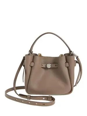 Tory Burch Mini Romy Bucket Bag Wild Mushroom