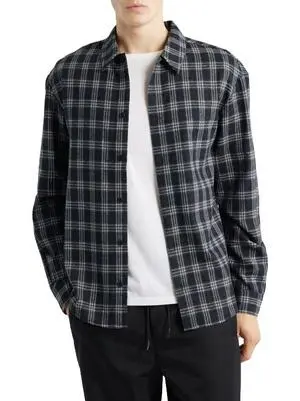 KROST Regular Fit Plaid Flannel Button-up Shirt - Blue Multi