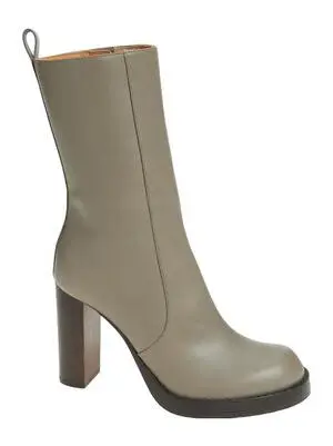 TOD'S Tube Block Heel Bootie