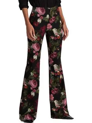 Alice + Olivia Floral Bootcut Trousers - Be Still