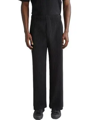 Issey Miyake Monthly Colors October Pleated Trousers - Black