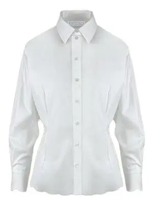 CONTESSA MILLS Doll Relaxed Dress Shirt - White