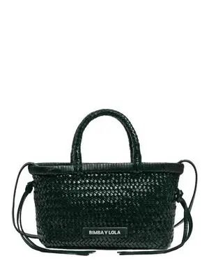 Bimba Y Lola Leather Handbag Dark Green