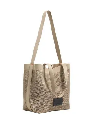 Bimba Y Lola Flyknit Shopper Bag - Natural